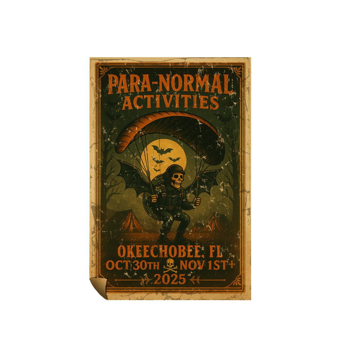 Fun Sticker - Paranormal Activities 2025 – Ready2Paramotor